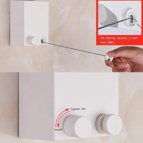 Telescopic Stainless String Invisible Clothesline - Phijy